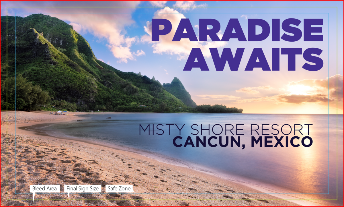 Design 101 - Understanding and Implementing Artwork Bleed | Wilde Signs