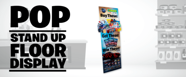 POP Stand Up Floor Display - Product Highlight | Wilde Signs