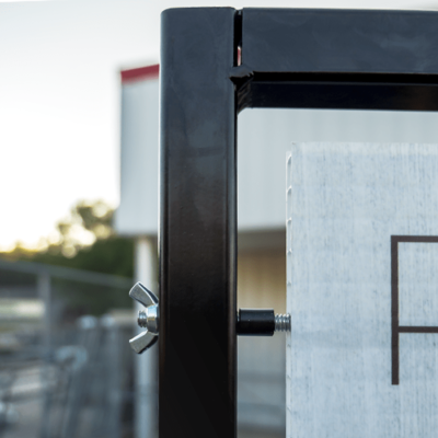 A Sign Frame to Rule Them All - 4 Panel Metal Sign Frame | Wilde Signs