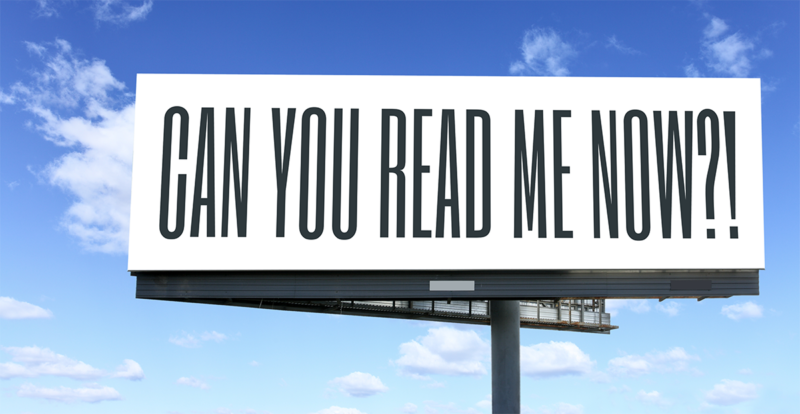 Sign Text / Lettering Size Guidelines & Recommendations | Wilde Signs