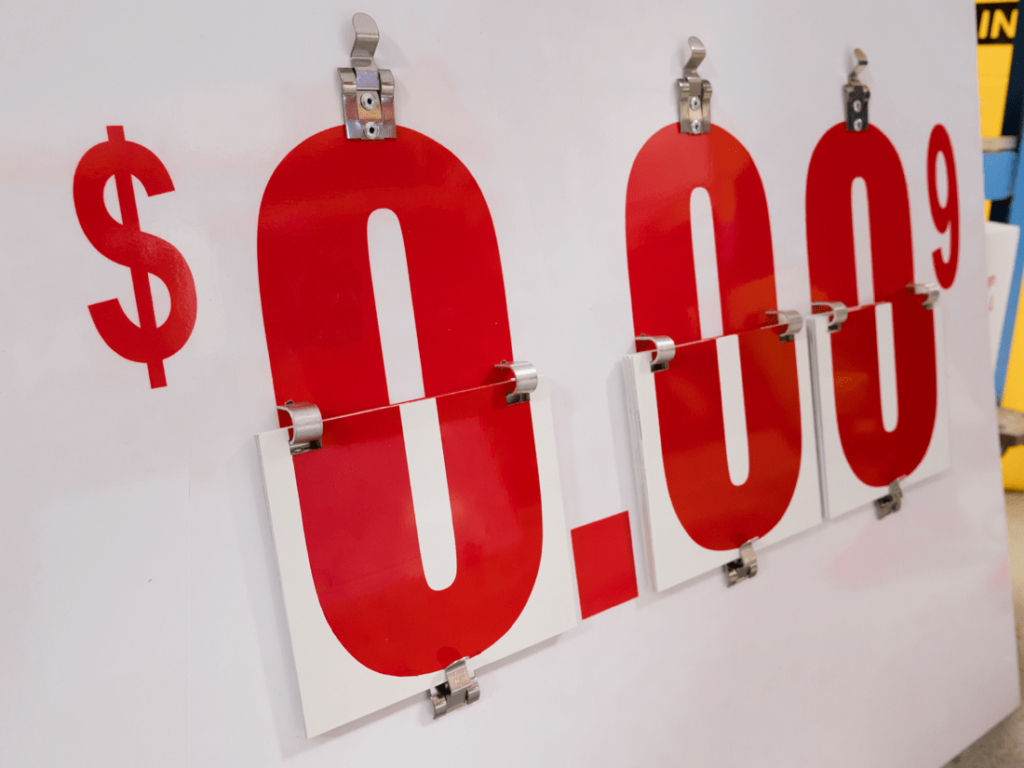 Changeable Price / Product | Wilde Signs