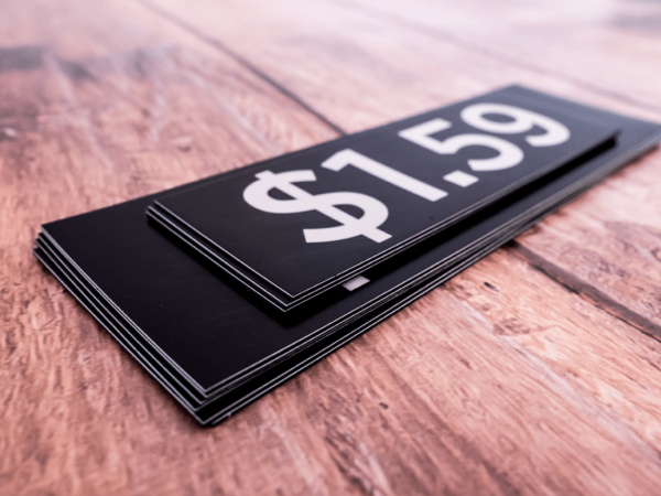 Changeable Price / Product | Wilde Signs