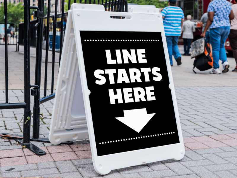Sidewalk / Curbside Signs | Wilde Signs