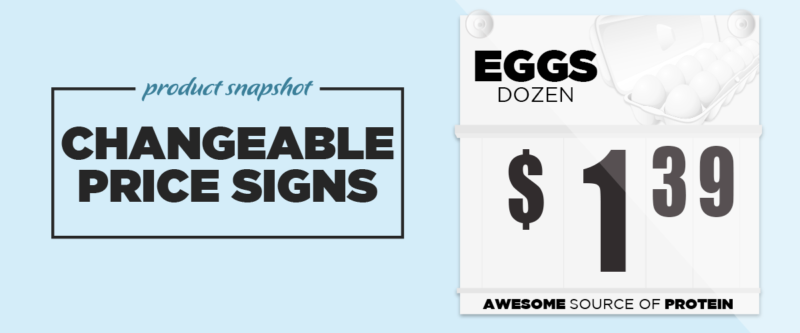 Changeable Price Signs | Wilde Signs