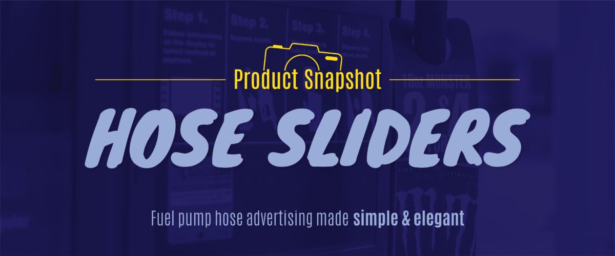 Hose Sliders - A Simple & Elegant Pump Hose Sign Solution | Wilde Signs