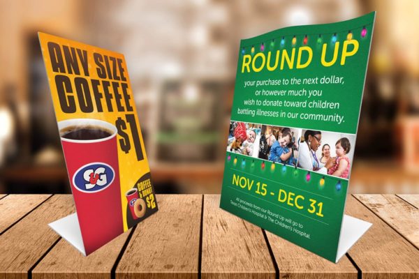 Counter Easel Signs – An Elegant Approach to Counter Signs | Wilde Signs