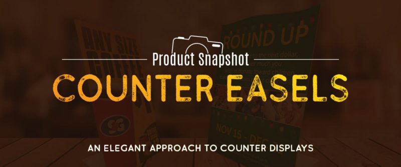 Counter Easel Signs – An Elegant Approach to Counter Signs | Wilde Signs