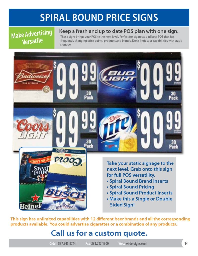 Catalog | Wilde Signs