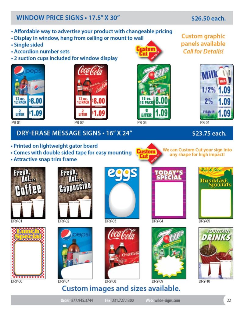 Catalog | Wilde Signs